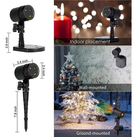 Holiday | Christmas Projector Laser Lights Outdoor Led Starry Laser ...